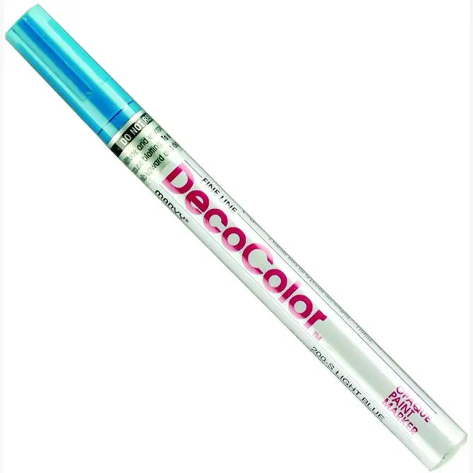 Light Blue Fine Tip Deco Pen – Child to Cherish
